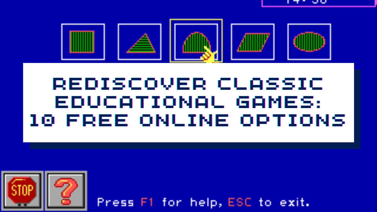 Rediscover Classic Educational Games: 10 Free Online Options | ClassicReload.com